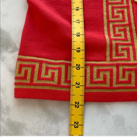 Lilly Pulitzer | Sweaters | Lilly Pulitzer Pink And Gold Greek Key ...